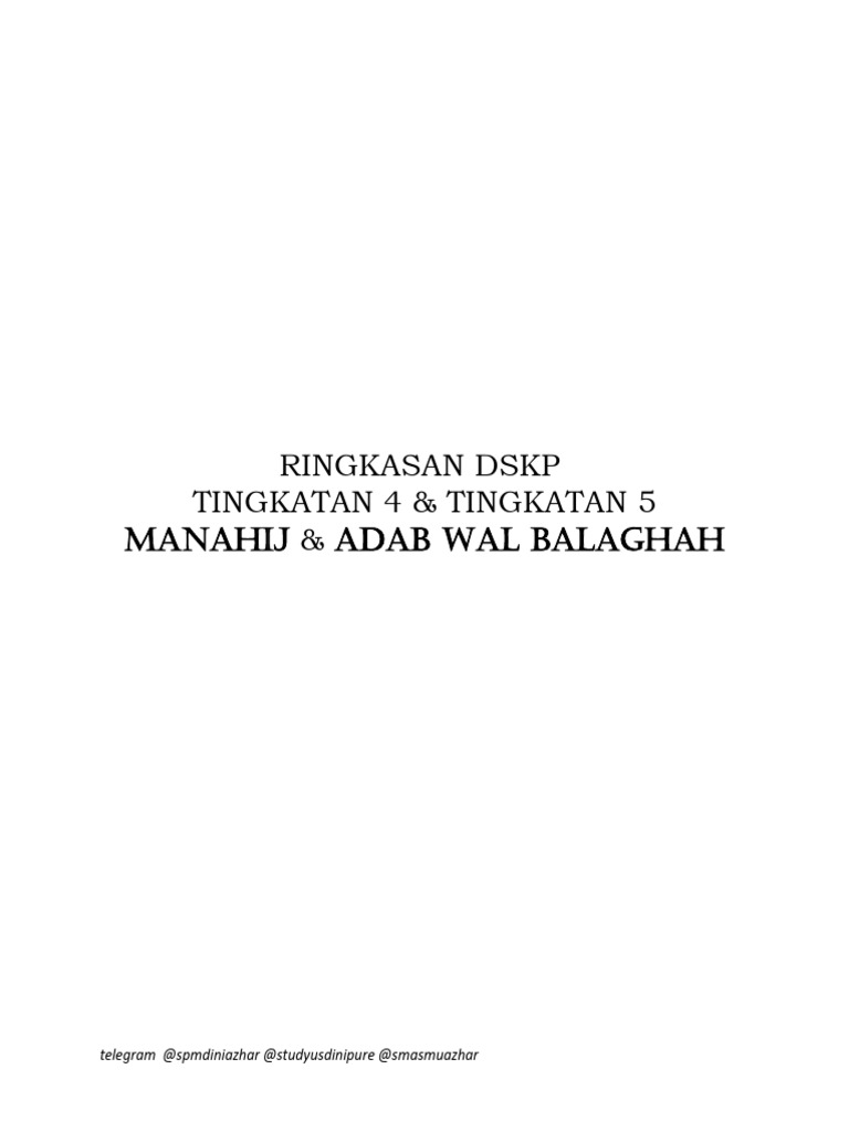 DSKP F4 F5 (Dini Tulen) | PDF