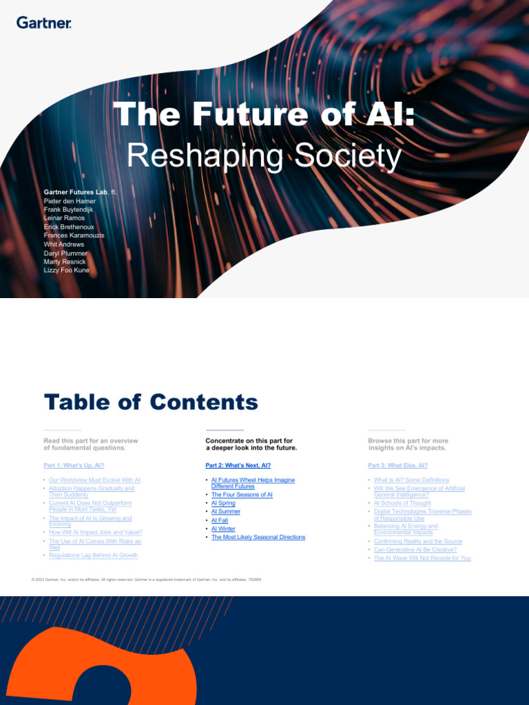 Gartner The Future of AI Part 2 | PDF