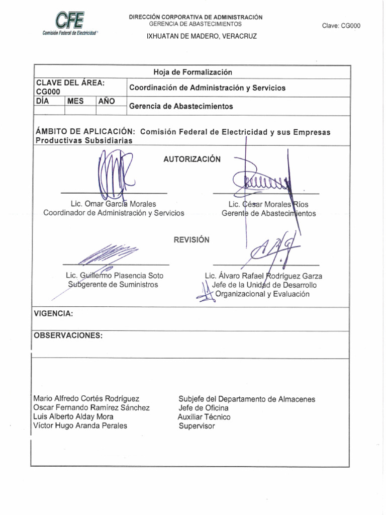 Manual de Procedimientos CFE | PDF | Residuos | Sistema de manejo de ...