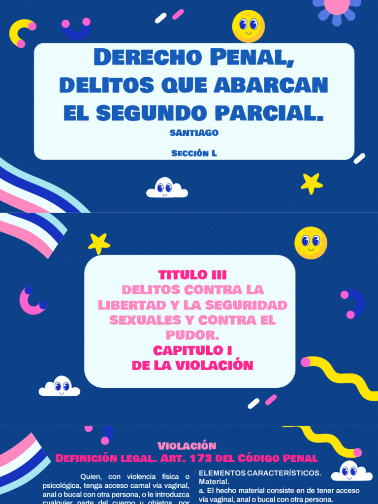 Derecho Penal Trabjo | PDF | Violación | Derecho penal