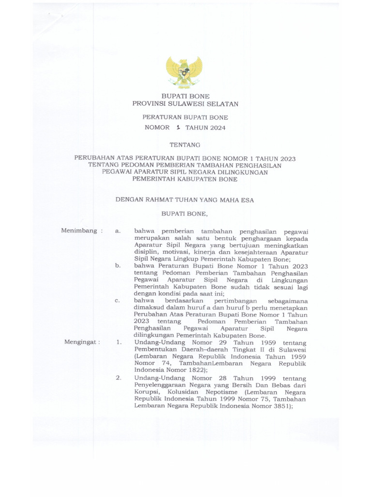 Perbup TPP 2024 | PDF