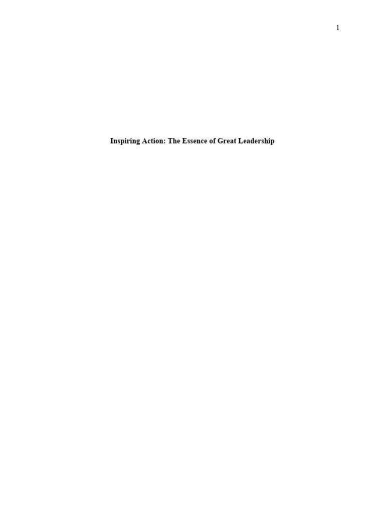 Discussion-2 Leadership | PDF | Leadership | Experience