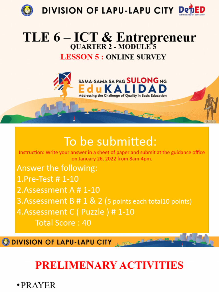 Tle 6 Ict Week 5 | PDF | Internet | Service Industries