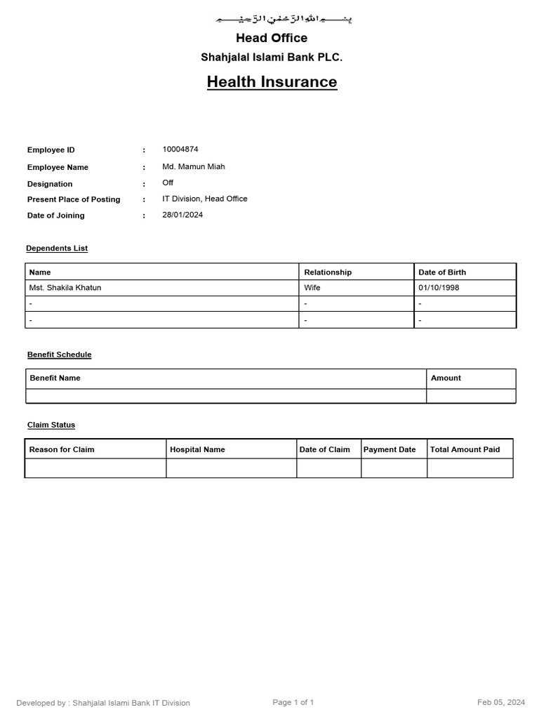 Mamun Miah Bangladesh | PDF