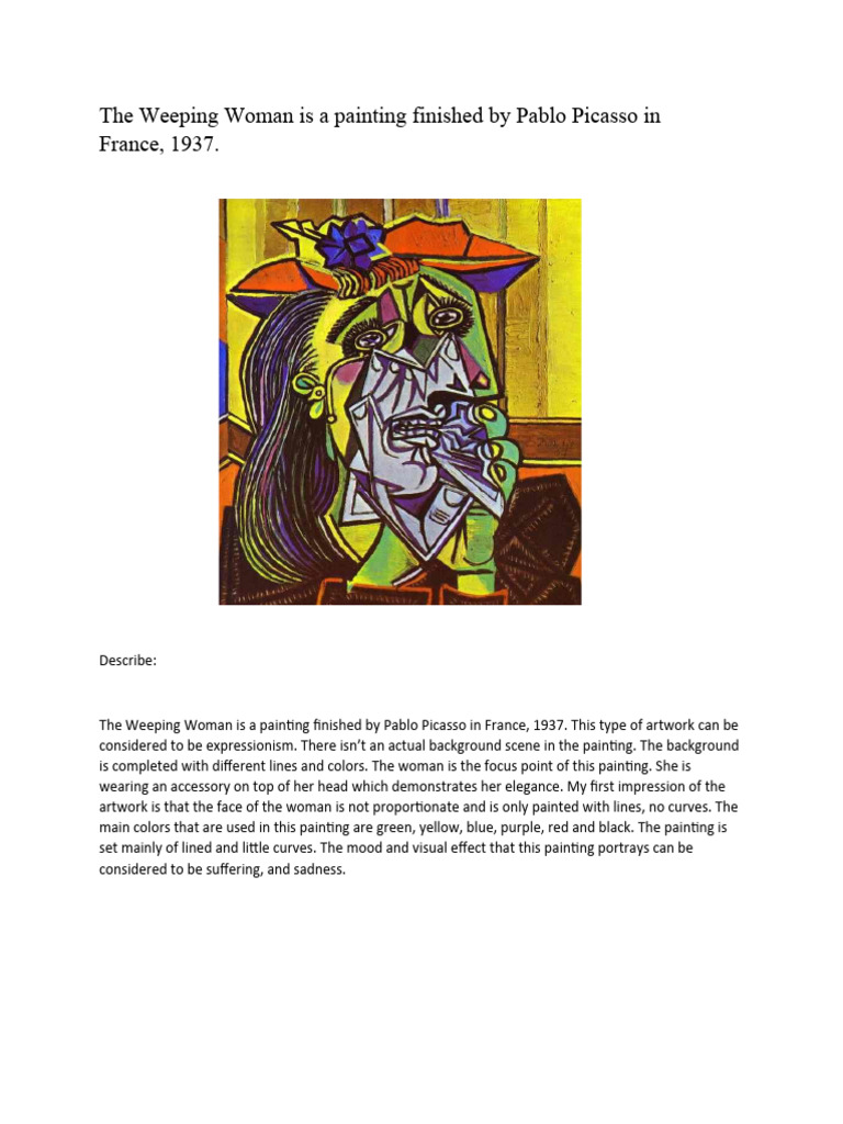 Art Critique | PDF | Paintings | Color