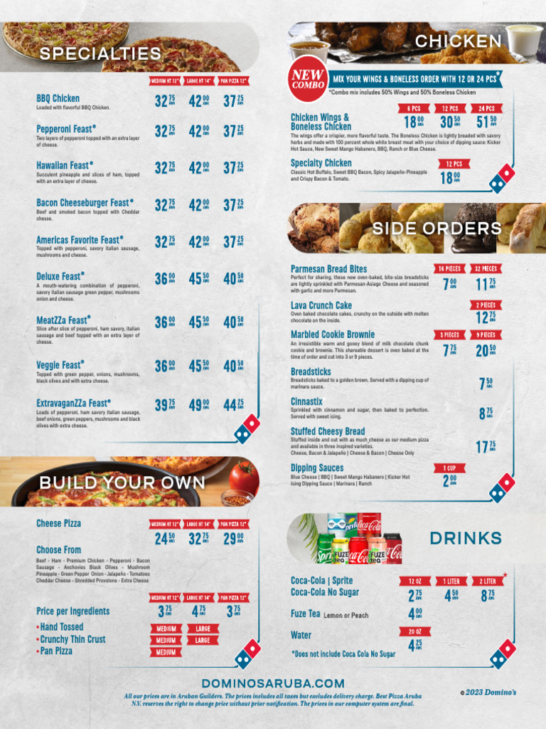 National Menu | PDF | Pizza | Sausage