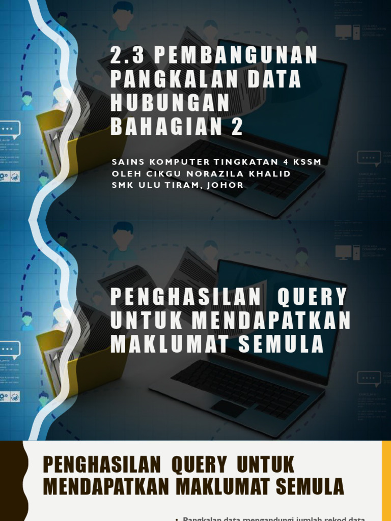 SK T4 KSSM P2 Bab 2 s2 3 Pembangunan Pangkalan Data Hubungan Zila | PDF