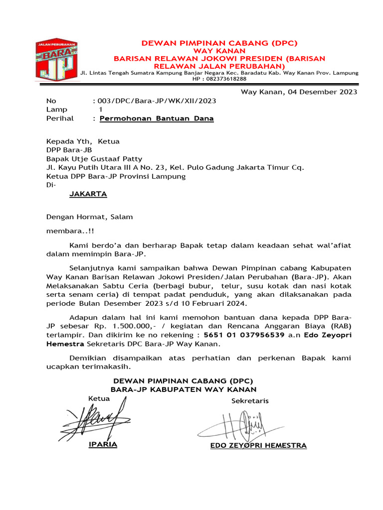 Proposal DPC 1 | PDF