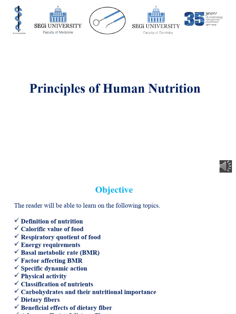 Principles of Human Nutrition Overview | PDF | Dietary Fiber | Diet ...