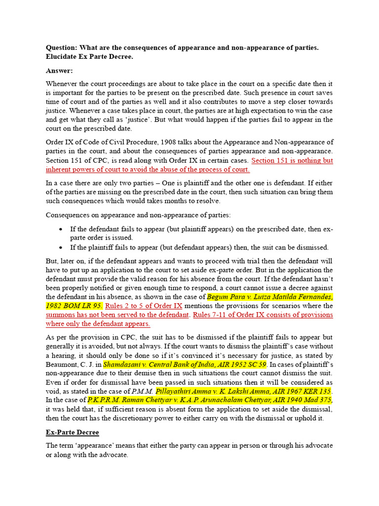 CPC - Module - 3 | PDF | Lawsuit | Interrogatories