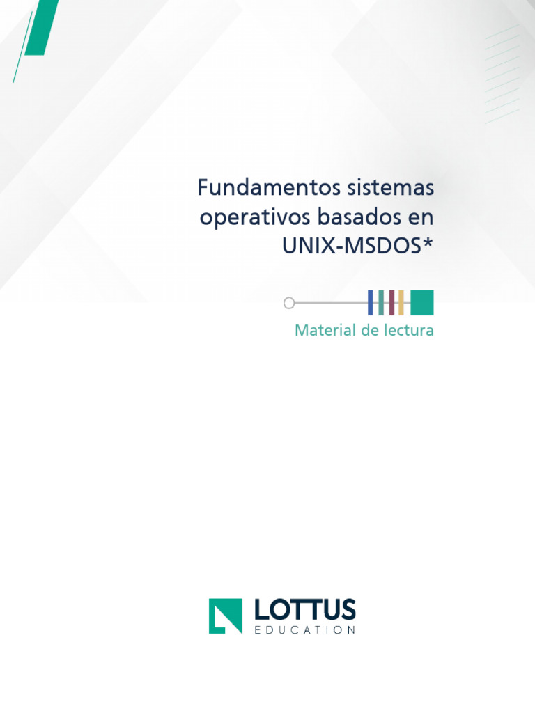 Fundamentos UNIX-MSDOS: OS y Terminal | PDF | Archivo de computadora | Sistema de archivos
