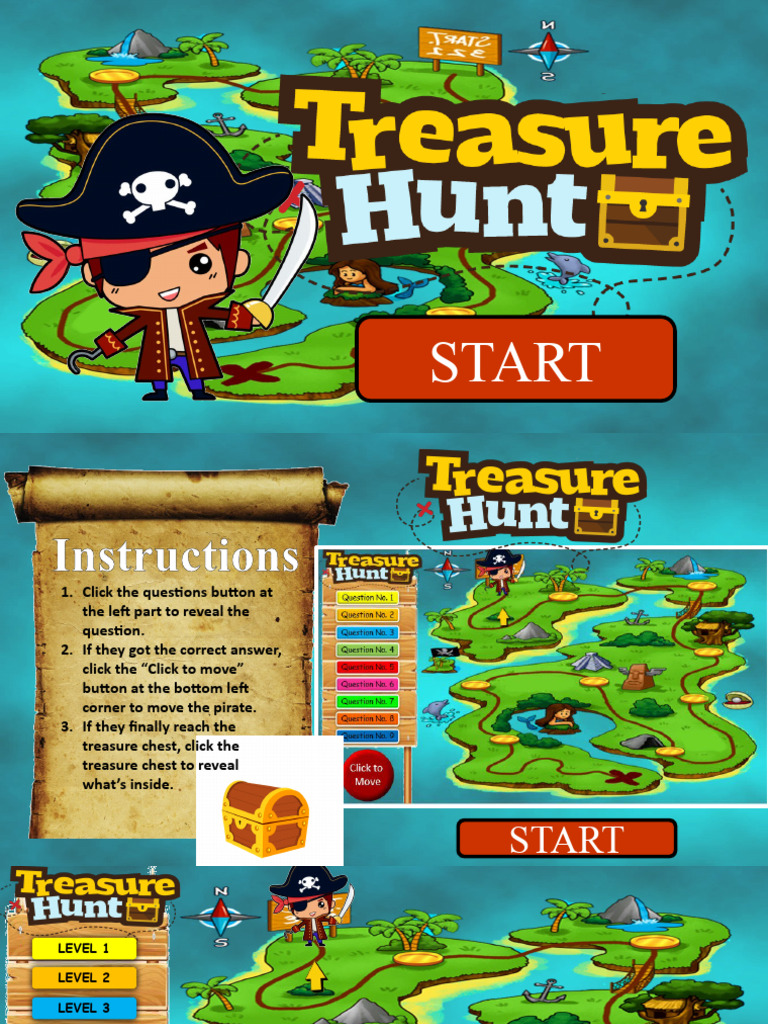 Interactive Treasure Hunt Game Guide | PDF | Games & Activities