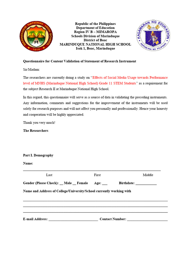 Validation-Pr2 Key To | PDF