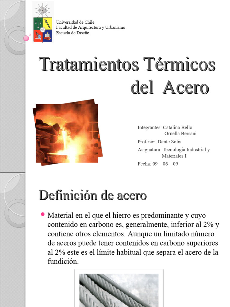 Tratamientos Termicos Del Acero | Descargar gratis PDF | Acero | Tratamiento a base de calor