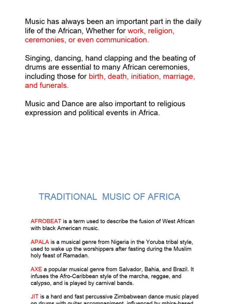 Vocal Forms of African Music | PDF | Soul Music | Blues