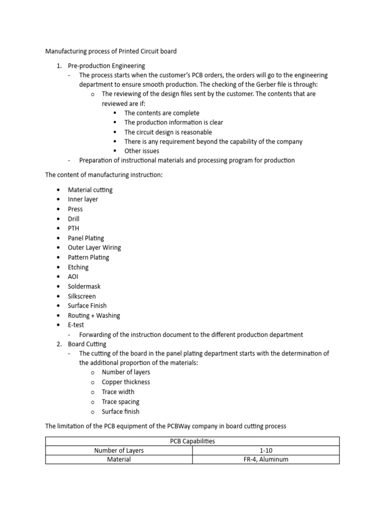 Manufacturing Of Electronics 1 7 Pdf Printed Circuit Board Drilling