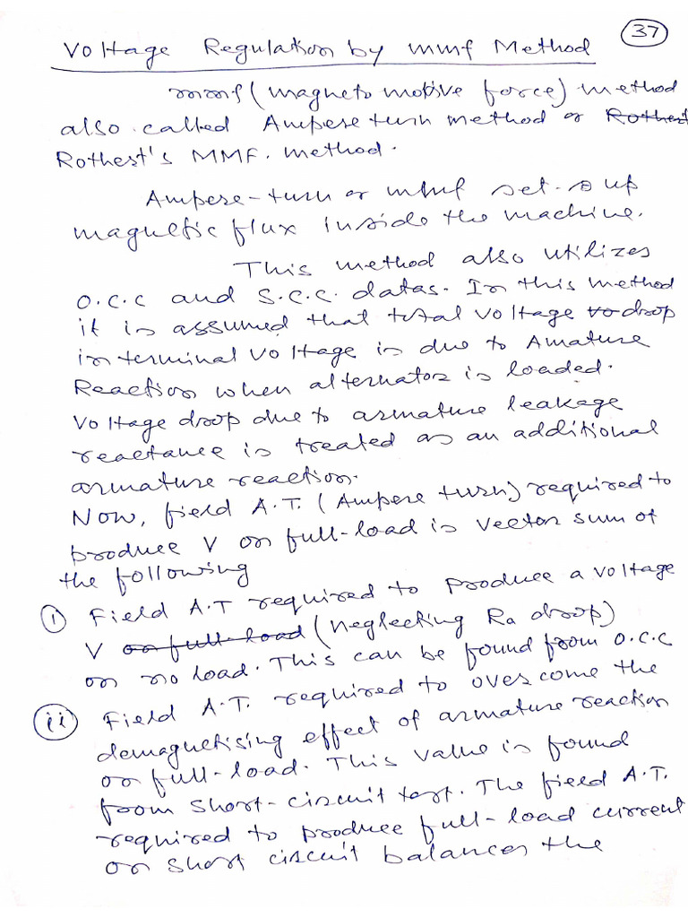 Voltage Regulators MMF Method | PDF