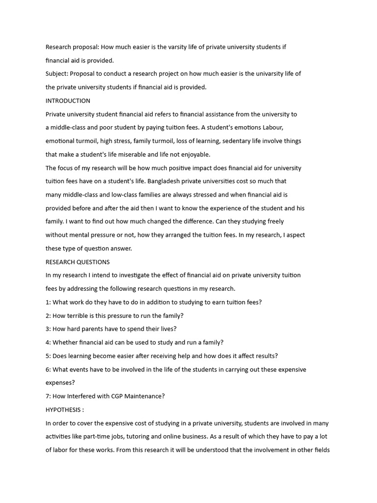 Research Proposal Eng | PDF