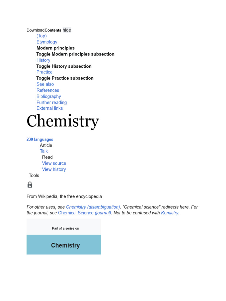Chem | PDF