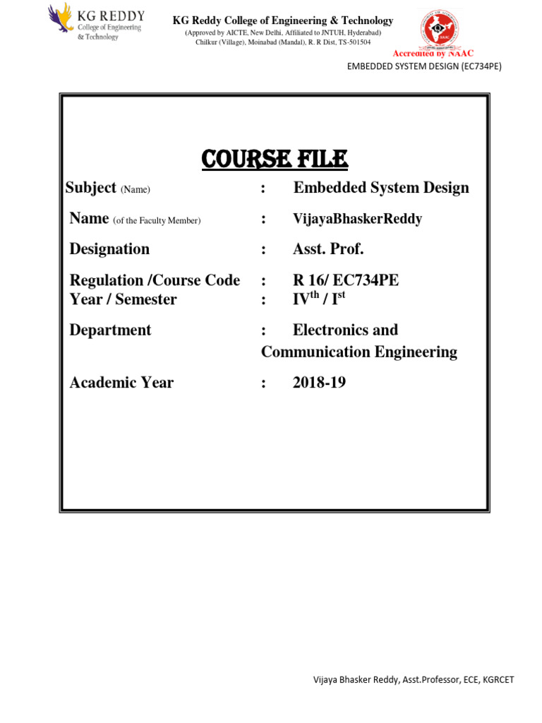 Embedded System Design Pdf Embedded System Engineering