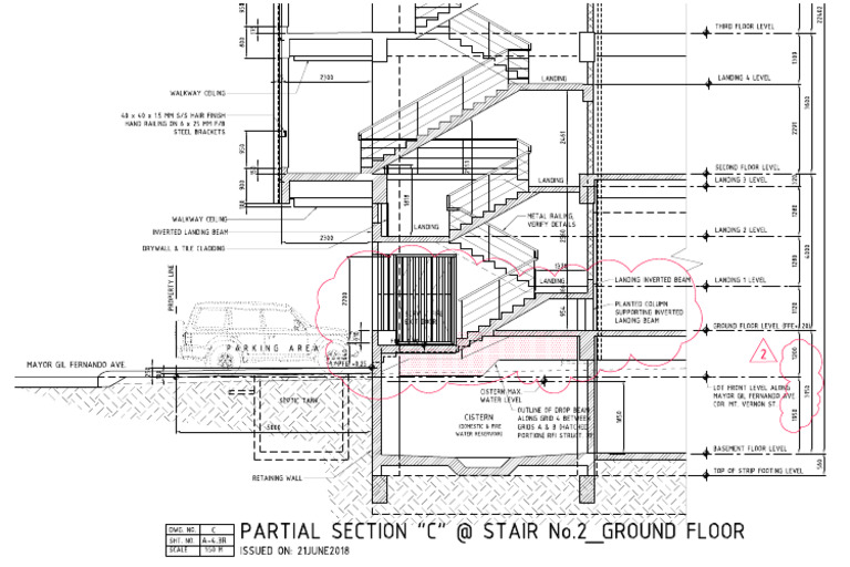 Partial Section C at Stair No.2 - Ground Floor Level | PDF