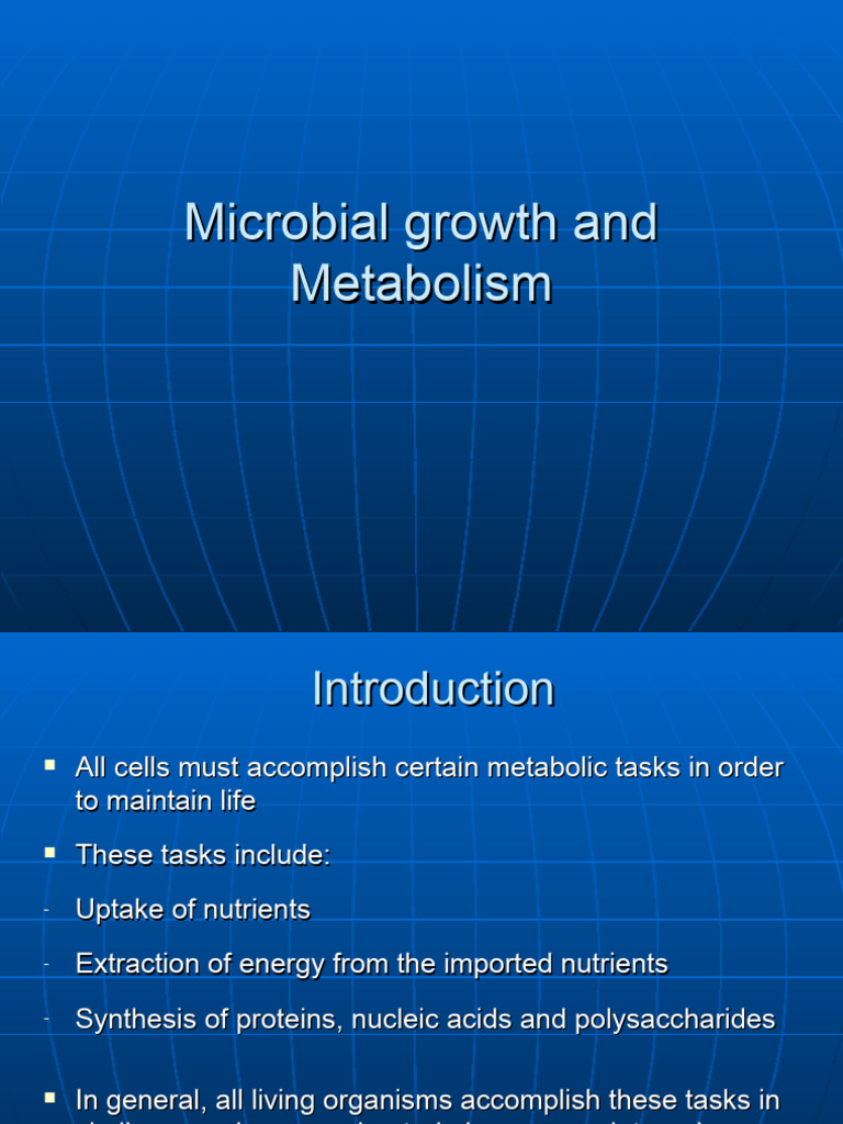 3general Microbiology Microbial Growth and Metabolism For Students ...
