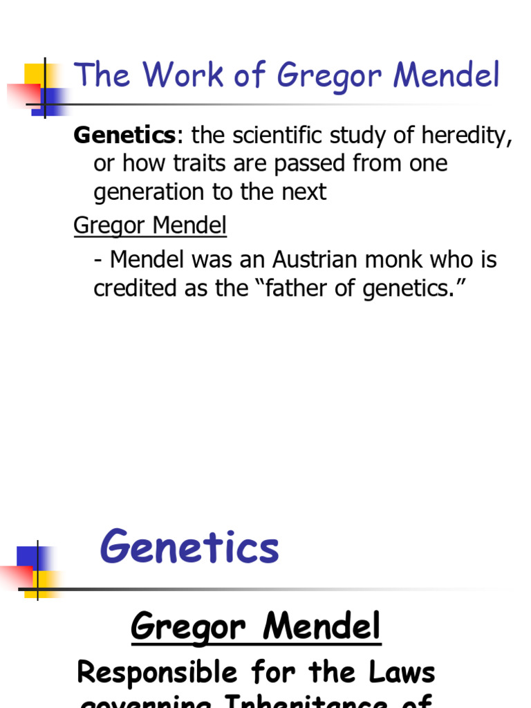 Mendelian-Genetics | PDF