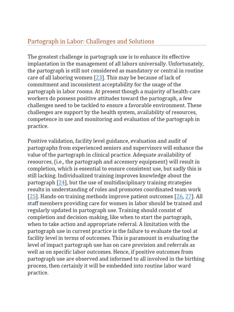 Partograph in Labor | PDF | Childbirth | Health Care