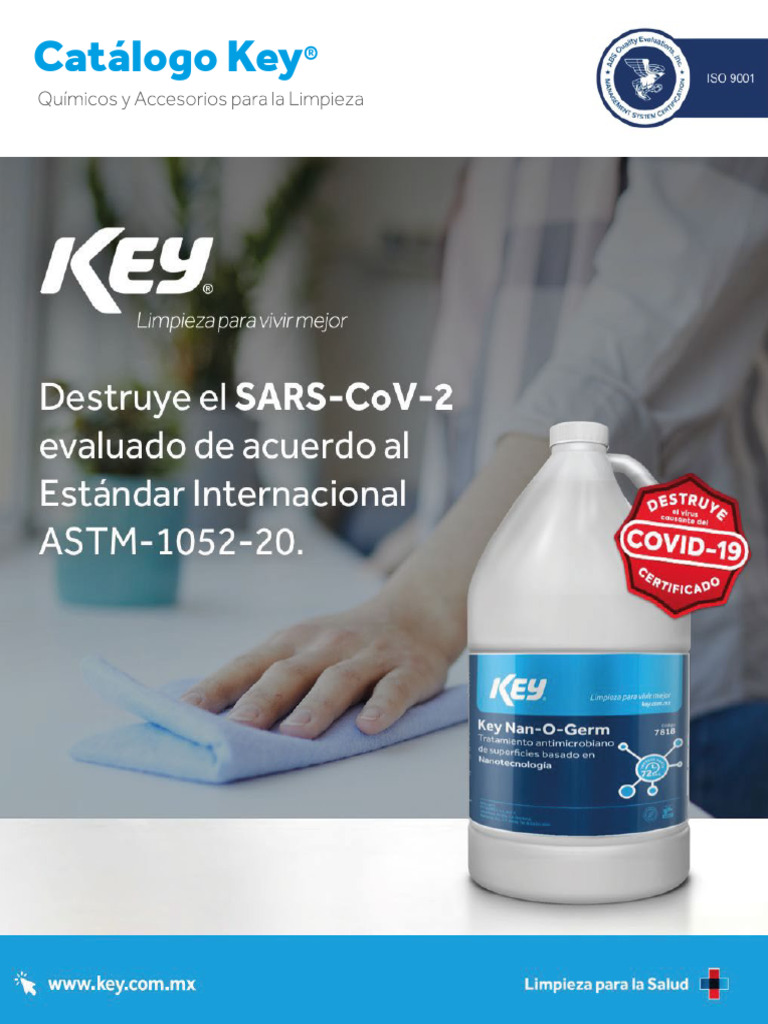 CATÁLOGO KEY | PDF | Lavado de manos | Jabón