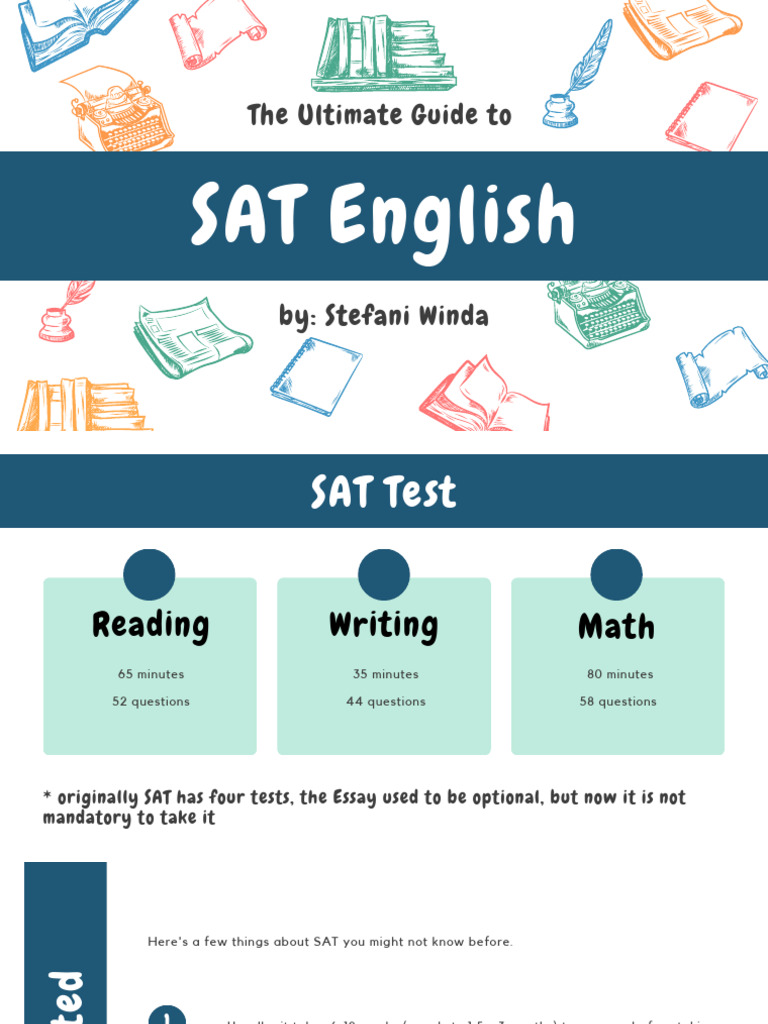 1 - SAT English General | PDF | Sat | Science