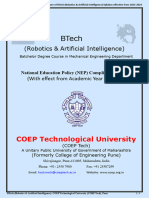 Study Scheme & Syllabus of B. Tech 7th Sem Mechanical Engineering Batch 2018 Onwards | PDF ...