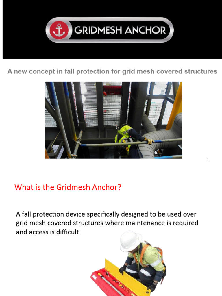 Introducing The Gridmesh Anchor | PDF | Anchor | Safety