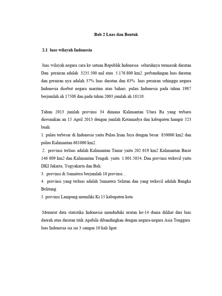 Bab 2 Luas Dan Bentuk, GRI | PDF