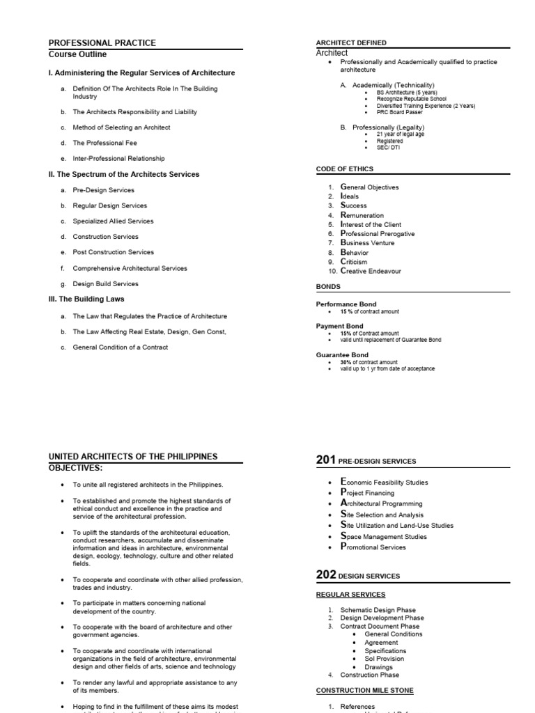 JPT Lecture Prof Prac UAP DOCS | PDF | Architect | Per Diem