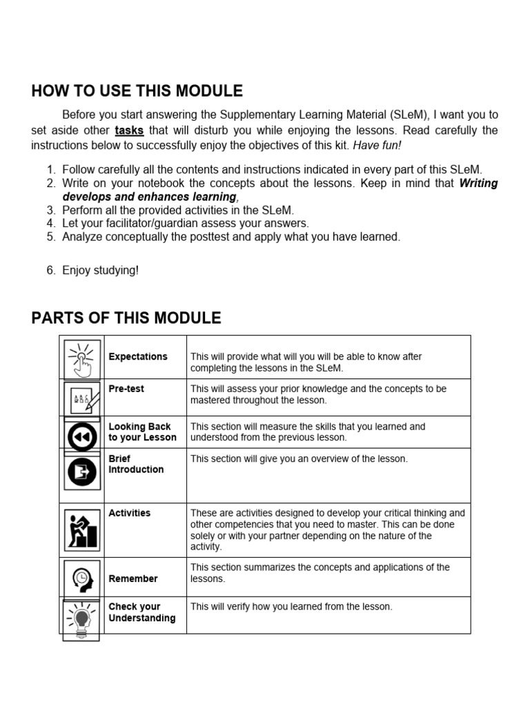 SLEM GRADE 8 Week3 | PDF | Mass | Potential Energy