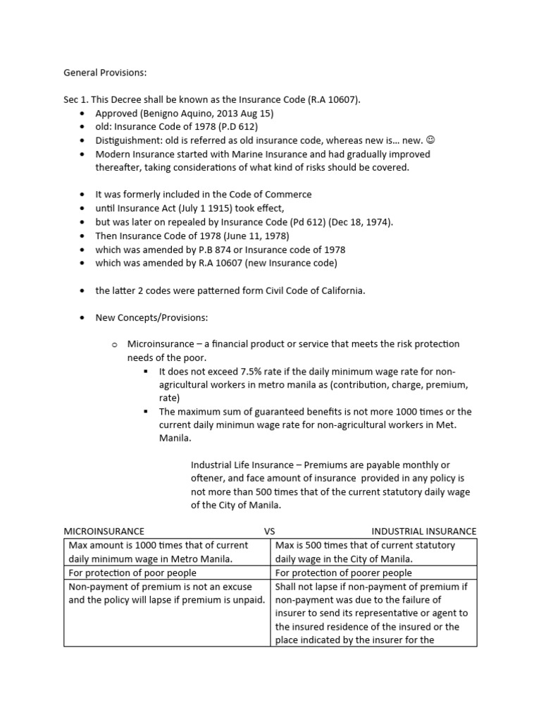Insurance Notes (3) | PDF