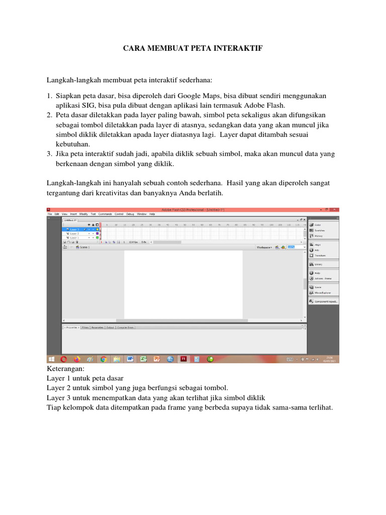 Membuat Peta Interaktif | PDF