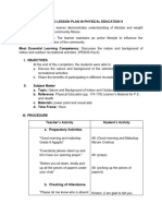Lesson Plan on Recreational Activities | PDF | Recreation | Mental Health