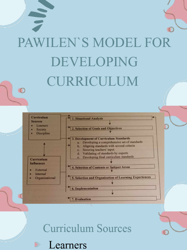 Pawilen'S Model For Developing Curriculum | Download Free PDF | Curriculum | Decision Making