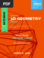 Three Dimensional Geometry - Formula Sheet - 12th Hacker - CBSE 2025 | PDF