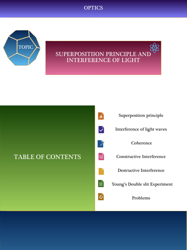 OPTICS | PDF | Coherence (Physics) | Waves