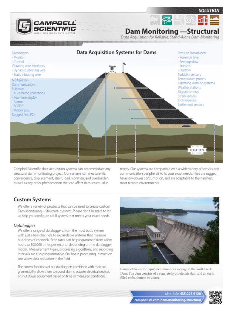 Dam Structural | PDF | Data Acquisition | Sensor