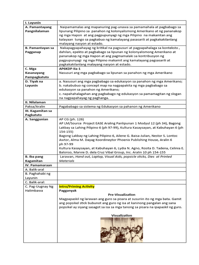 AP Lesson Plan | PDF