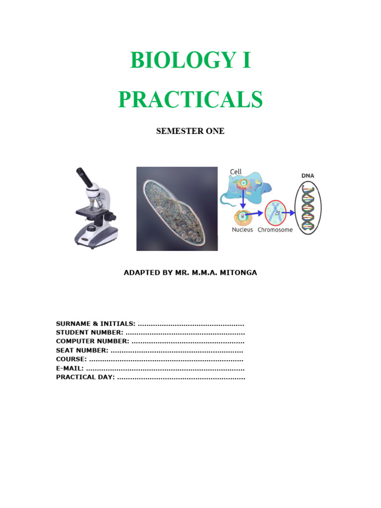 Biology Lab Guide for Students | PDF | Microscope | Water