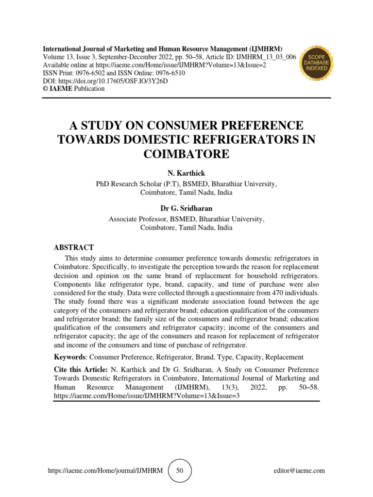 Ijmhrm 13 03 006 | PDF | Consumer Behaviour | Brand