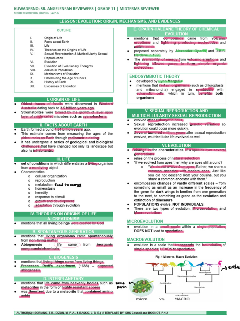 Evolution Pdf Evolution Natural Selection