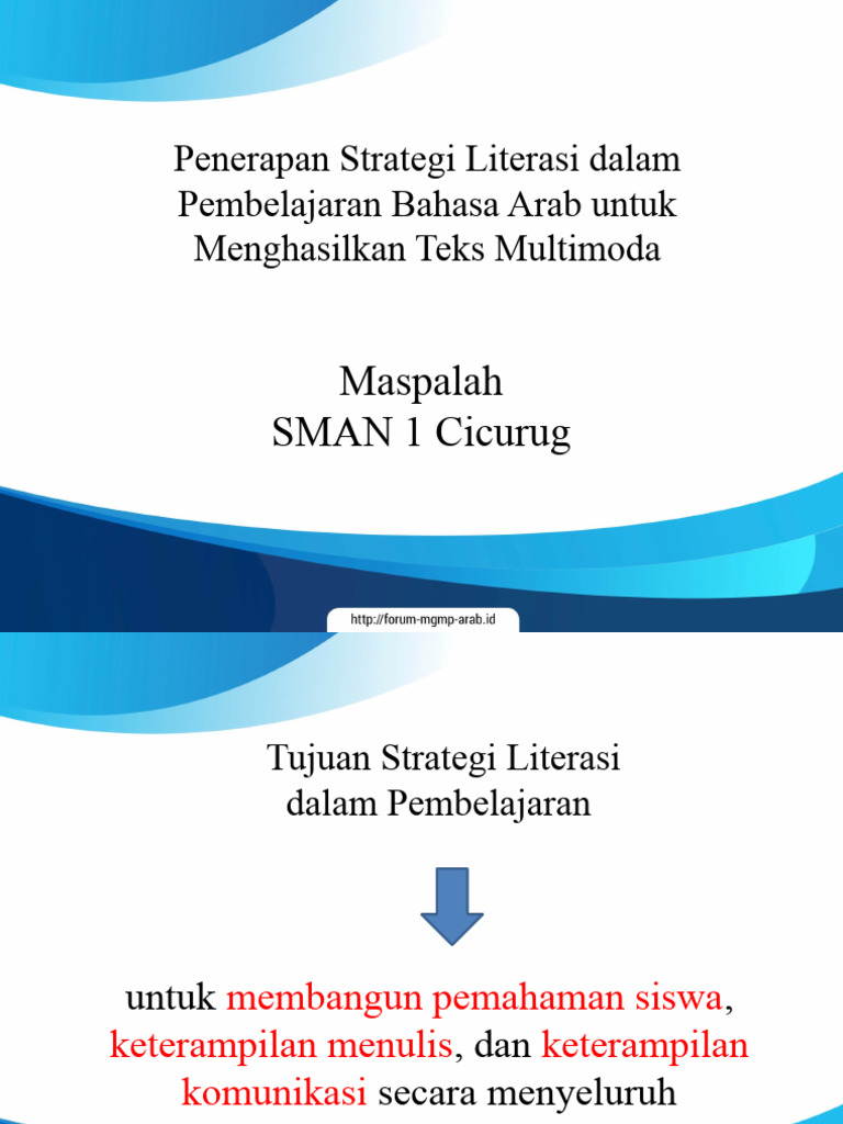Strategi Literasi untuk Teks Multimoda | PDF | Kajian Bahasa Asing
