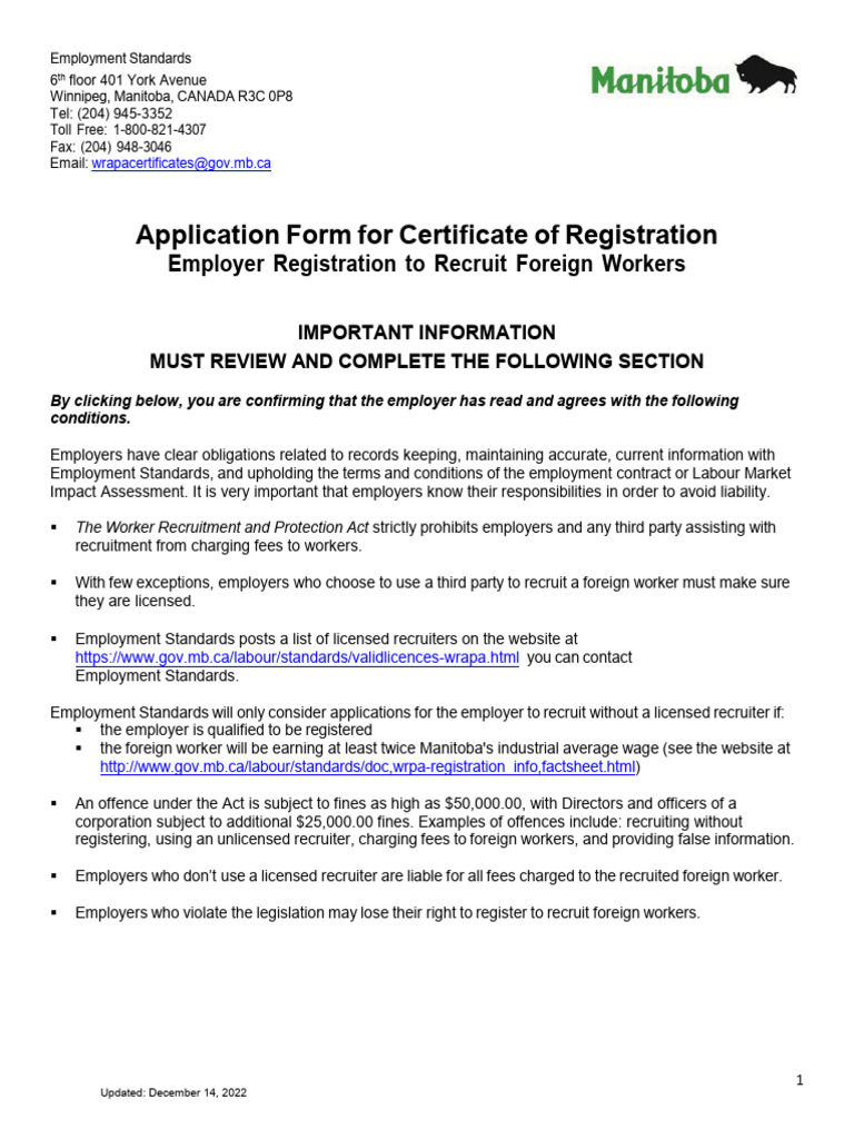 Wrapa Er Registration App 054147 | PDF | Employment | Recruitment