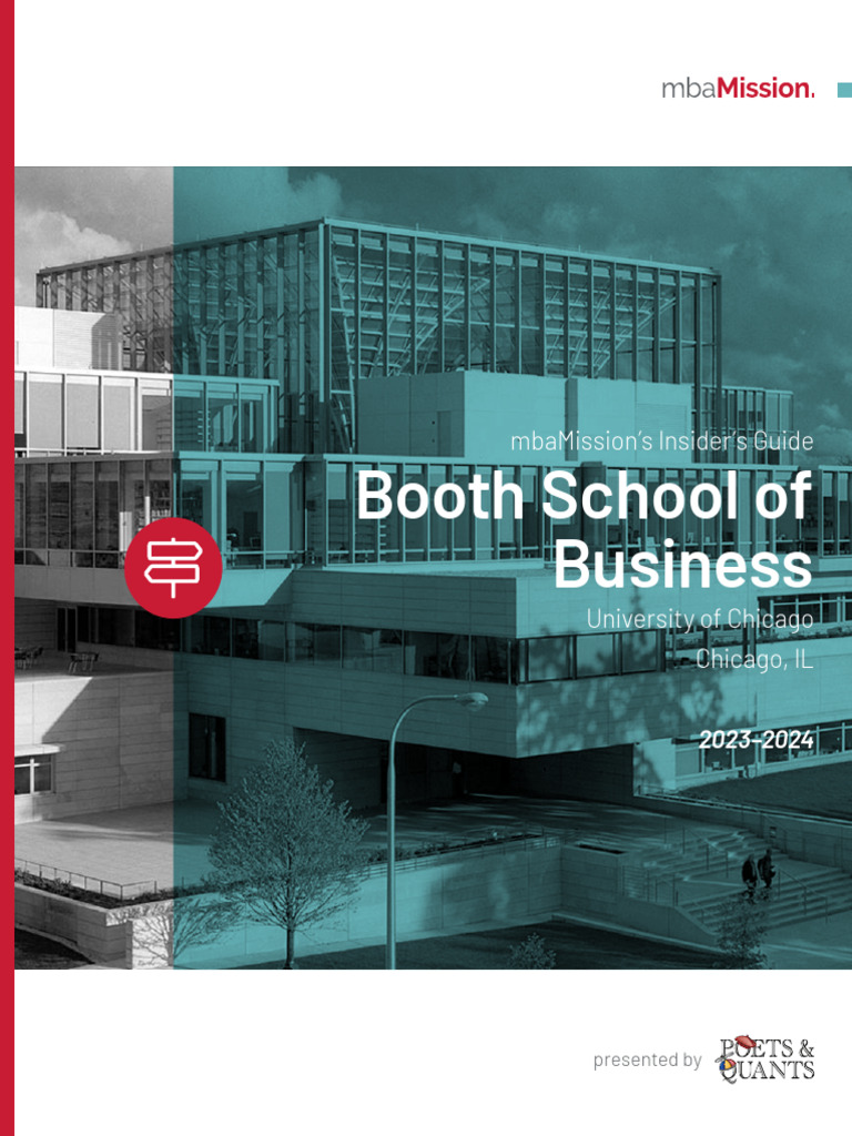 Mbamission Chicago Booth Insiders Guide 2023-2024 | PDF | Master Of ...