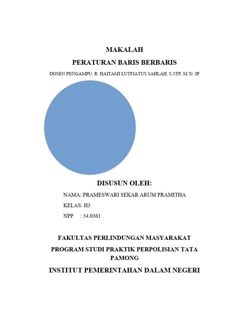 Makalah PBB 1 | PDF
